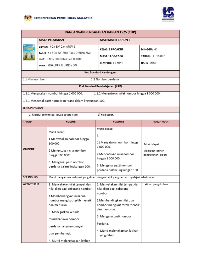 RPH Cup-Mt T5 (Tapak) | PDF