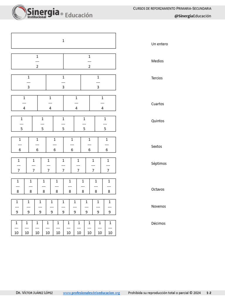 Sinergia Fracciones | PDF
