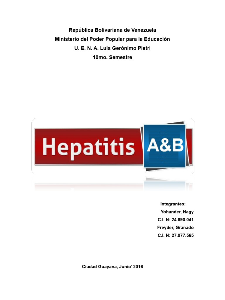 Guía sobre Hepatitis A y B: Síntomas y Prevención | PDF | Hepatitis B ...