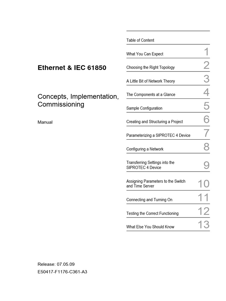 IEC61850_IBS_Startup_A3_EN | PDF | Network Switch | Computer Network