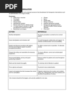 IV Cannulation Checklist | PDF | Science & Mathematics