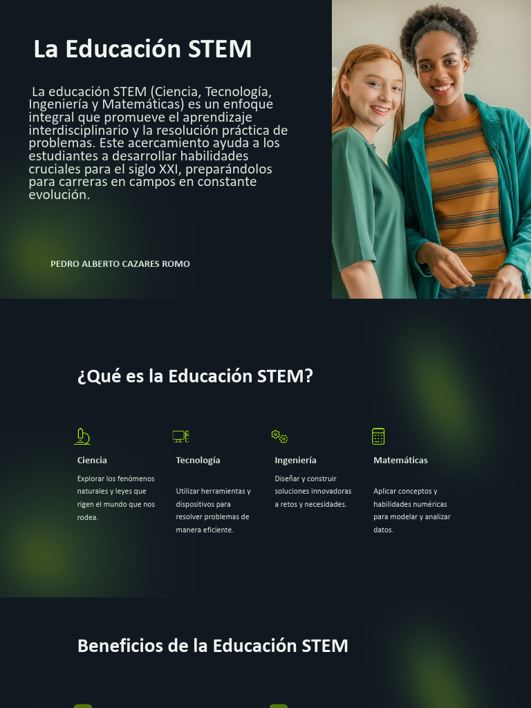 La-Educacion-STEM | PDF | Ciencia, Tecnología, Ingeniería y Matemáticas ...