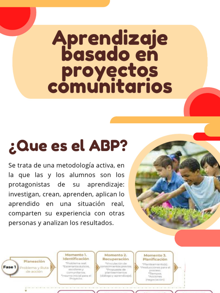 Aprendizaje Basado en Proyectos Comunitarios | PDF | Planificación | Presupuesto