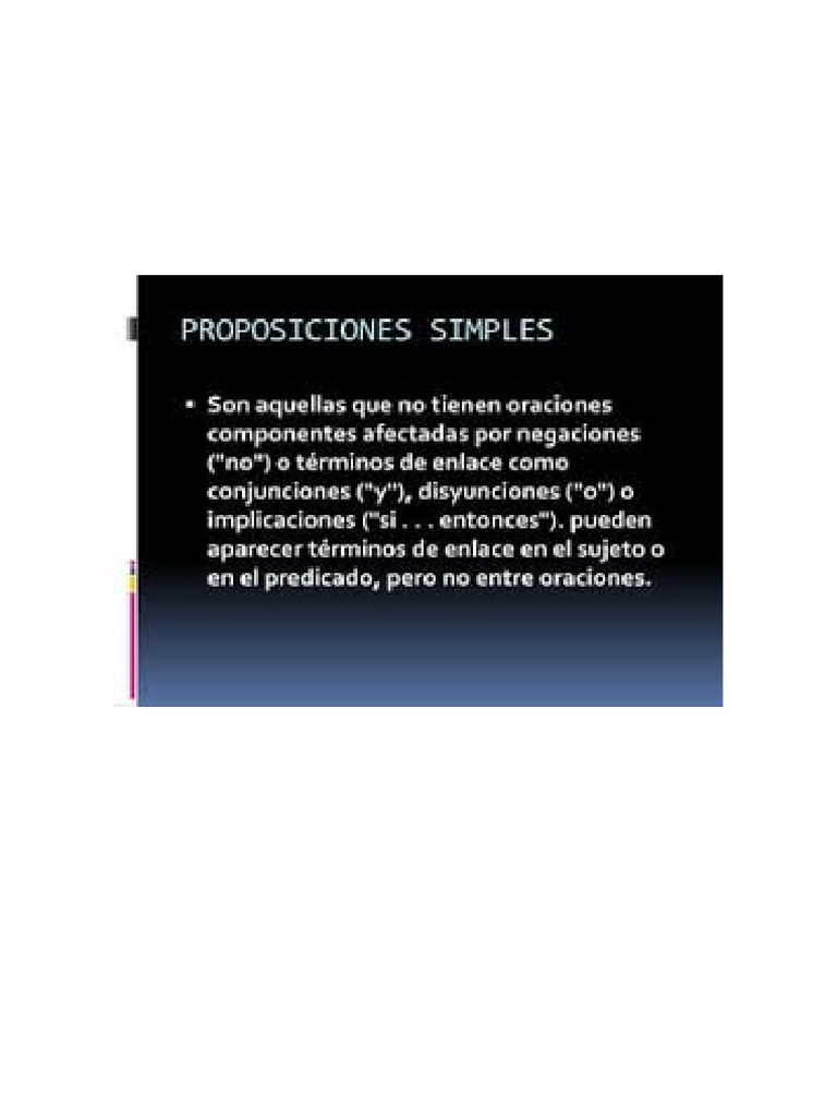 Consepto de Proposiciones | PDF