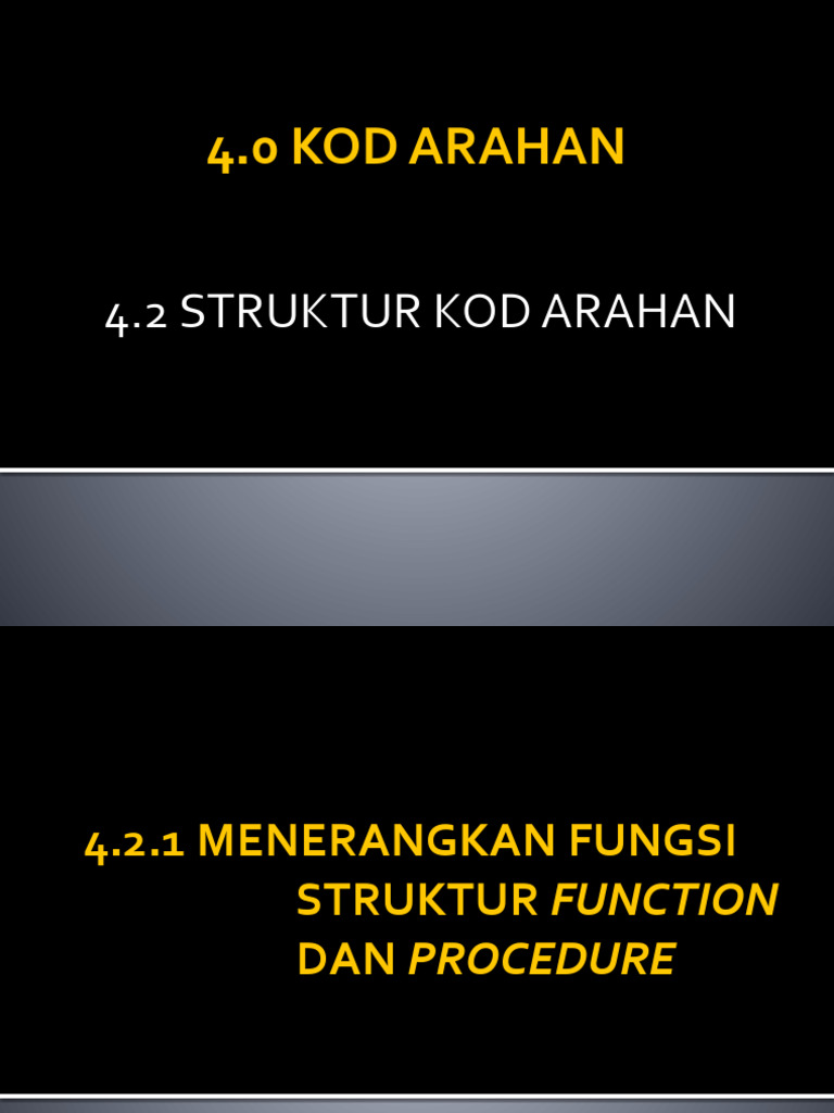 4.2.1 Function Dan Procedure 1 | PDF