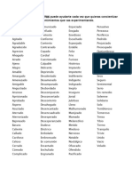 Lista de emociones y sentimientos alfabética | PDF | Neurociencia ...
