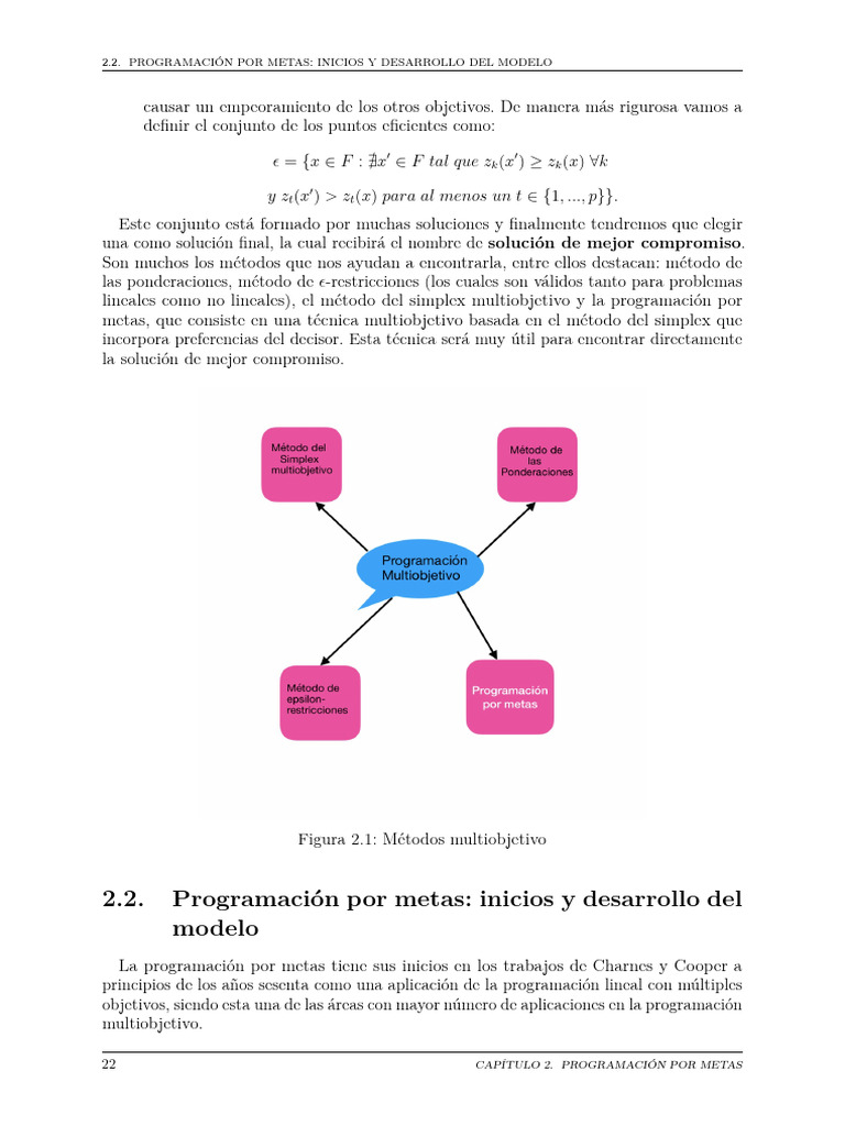 Programacion Por Metas | PDF | Programación lineal | Matemáticas Aplicadas