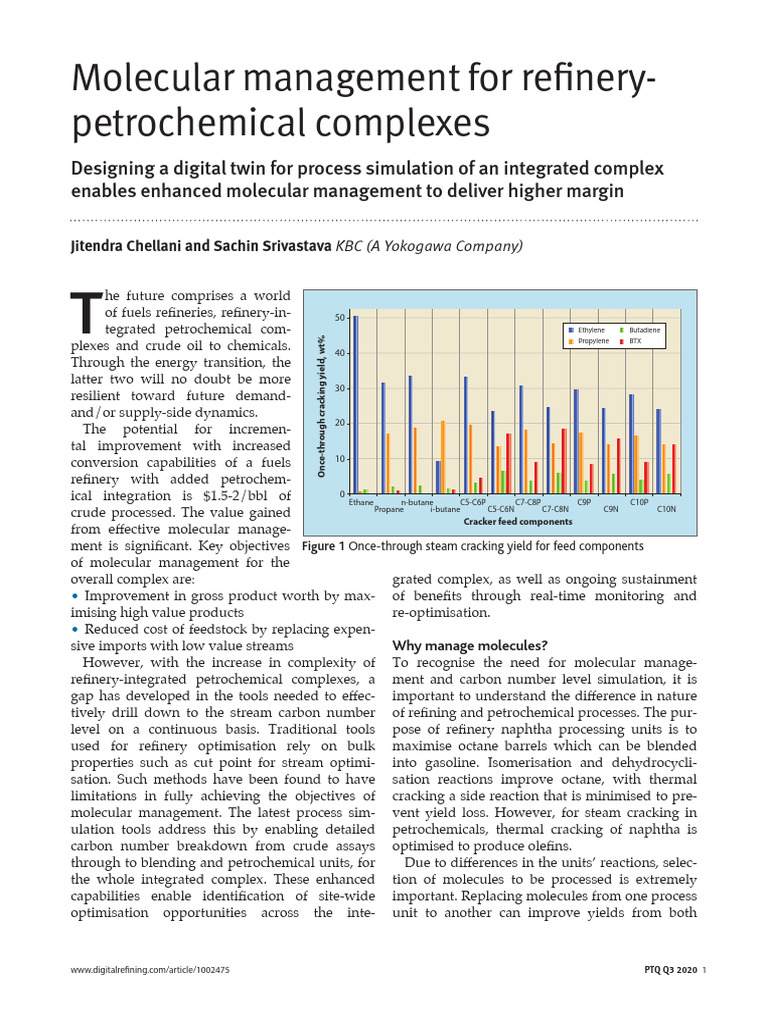 Refinery-Petrochemical Optimization | PDF | Cracking (Chemistry) | Oil ...