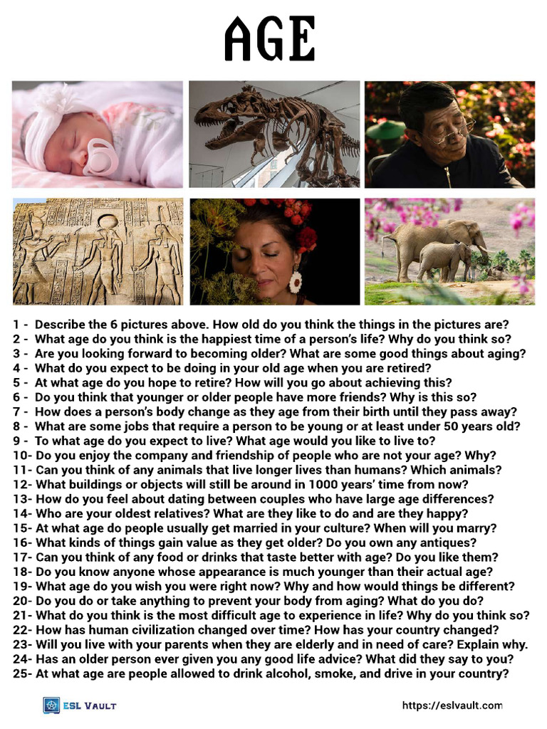 25 Age Conversation Questions | PDF