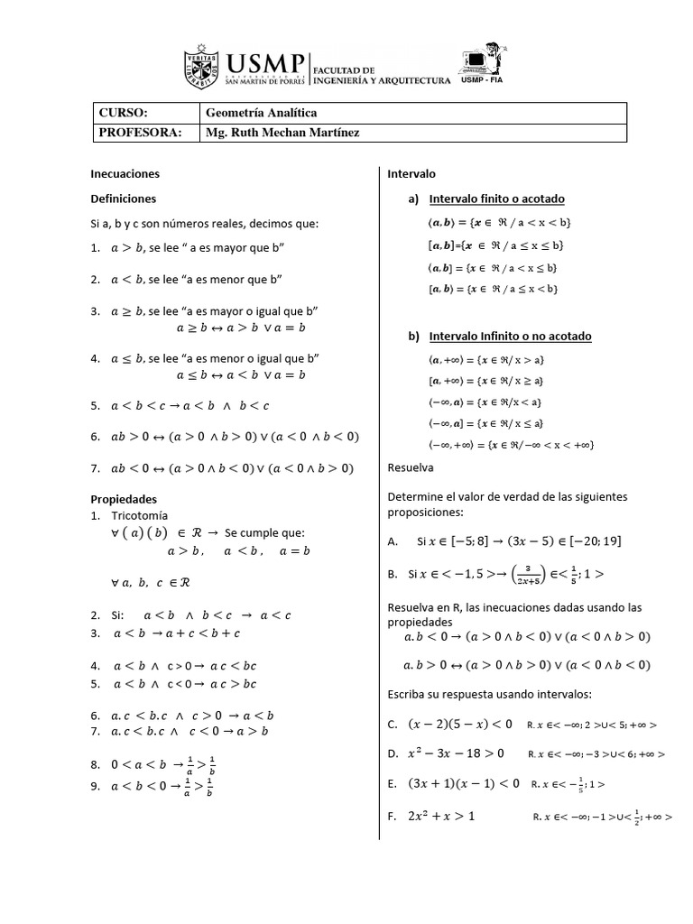 SESSION 1 - Intervalos. Operaciones. Numeros reales | PDF | Matemáticas | Conceptos matemáticos