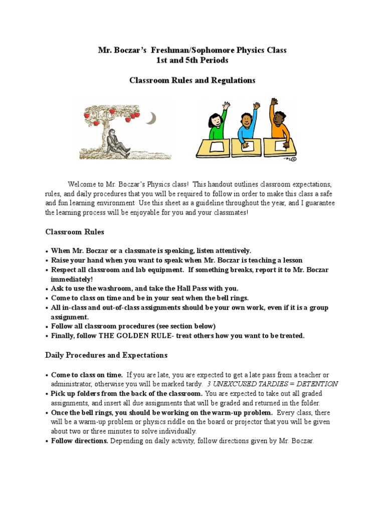 Mr. Boczar's Freshman/Sophomore Physics Class 1st and 5th Periods ...