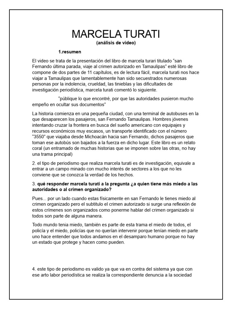 San Fernando: Última Parada de Turati | PDF