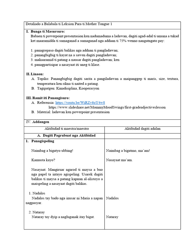 DLP in MTB MLE 1 | PDF