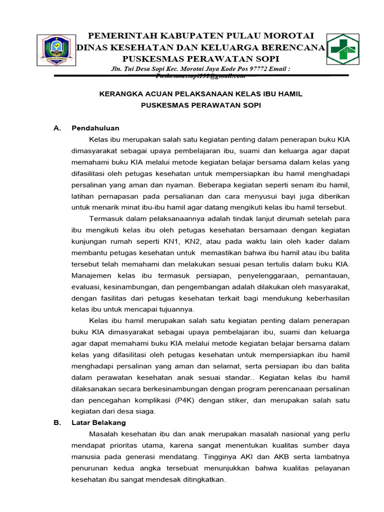 Kak Kelas Ibu Hamil | PDF