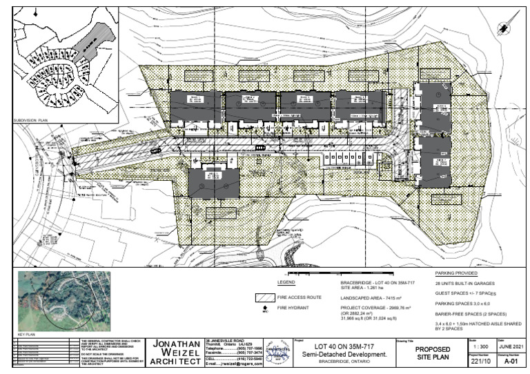 10,29,2021, Lot 40 ARCH. Site Plan | PDF | Houses