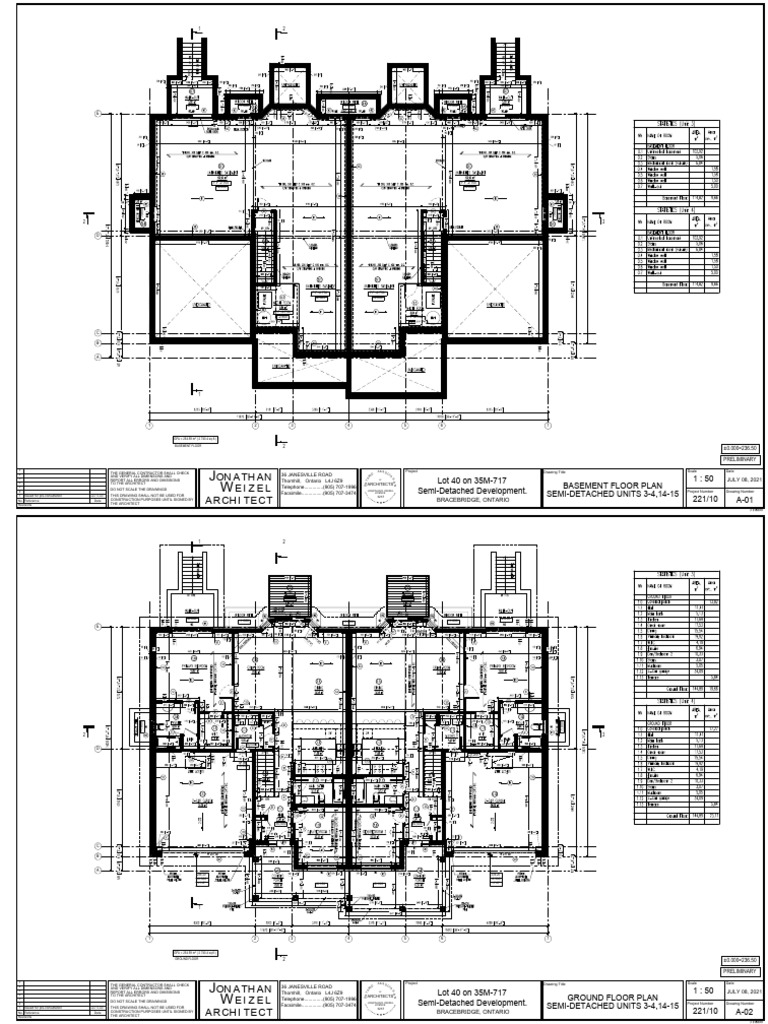 07092021 Lot 40 Prelim. Working Drwgs | PDF | Building Technology | Structural Engineering