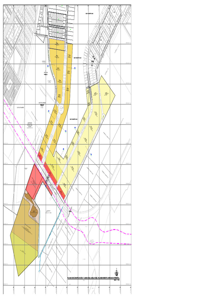 Plano de Zonificación y Usos del Suelo | PDF