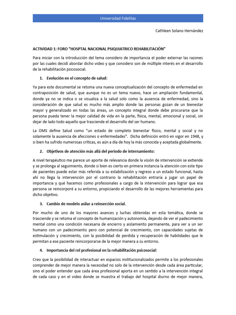 Rehabilitación Psicosocial: Nuevos Enfoques | PDF | Mente | Sicología