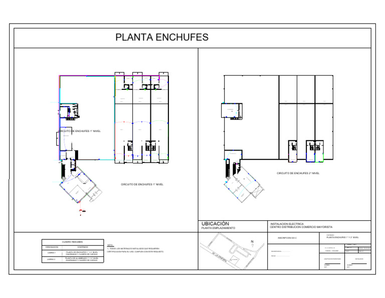 Instalacioneselectricas PLANTA ENCHUFES | PDF