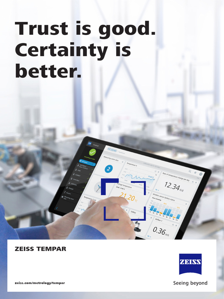 ZEISS Tempar Folder A4 Digital en | PDF | Sensor | Calibration