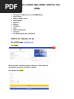 ORUS Employee TIN Registration Guide | PDF