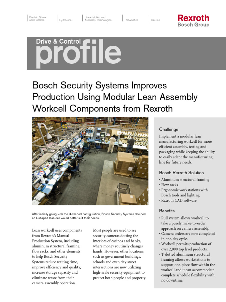 Bosch - Lean Cell Layout, Modular Workcell | Download Free PDF | Lean ...
