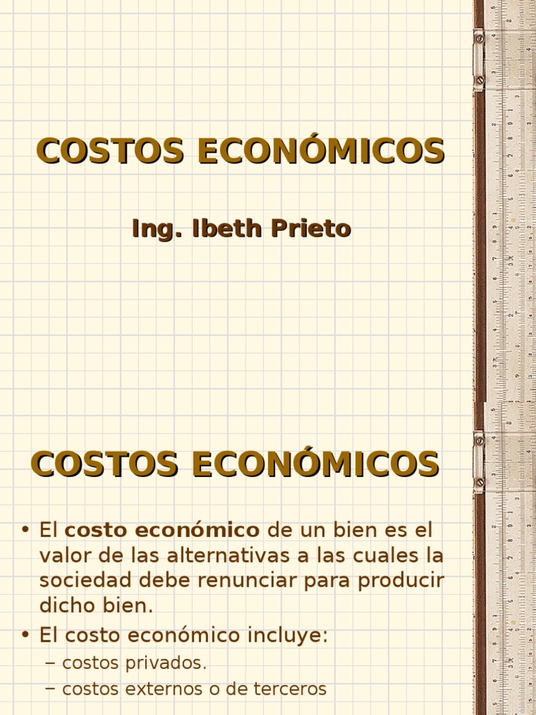 Costos Económicos