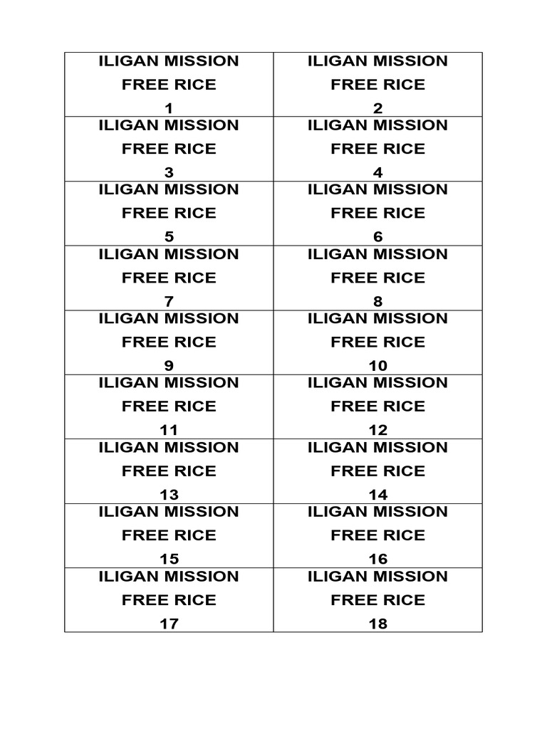 Iligan Mission Ticket | PDF