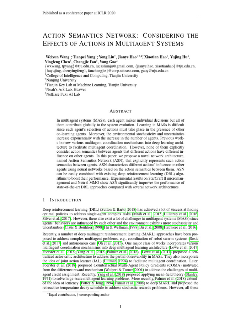 557 Action Semantics Network Consi | PDF | Information | Artificial Intelligence