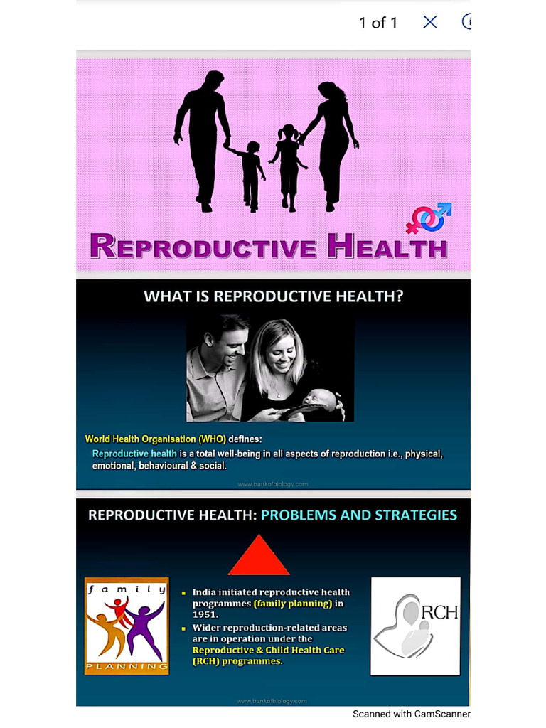 12th ch4 Reproductive Health | PDF