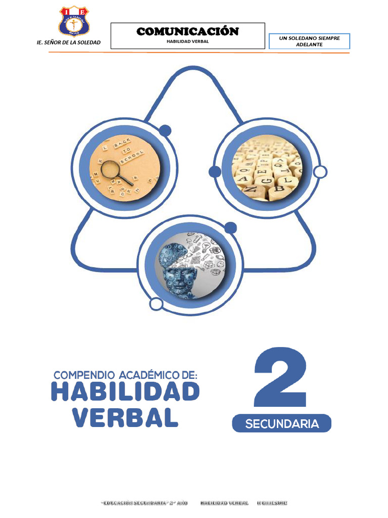 Habilidad Verbal II B - Ss 2024 | PDF