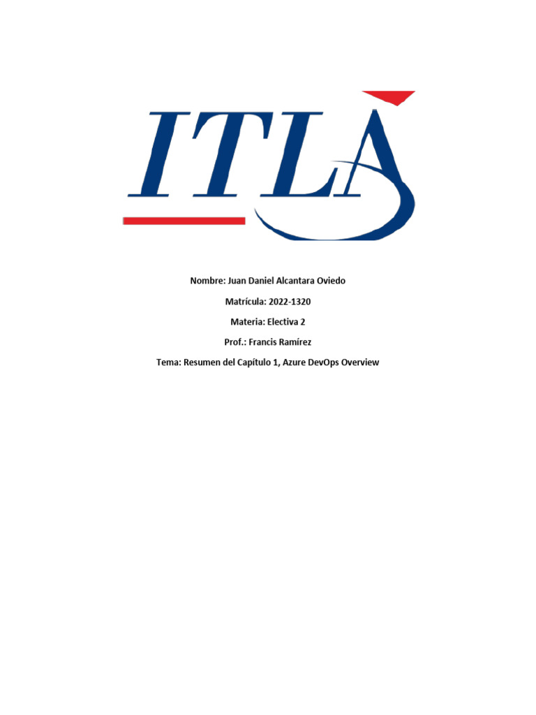 Electiva 2 (Int. A DevOps) 1 | PDF | Software | Microsoft Azure
