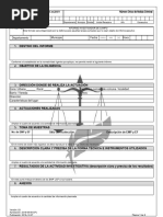 FPJ 11 Informe Investigador de Campo V 0 PDF | PDF | Derecho