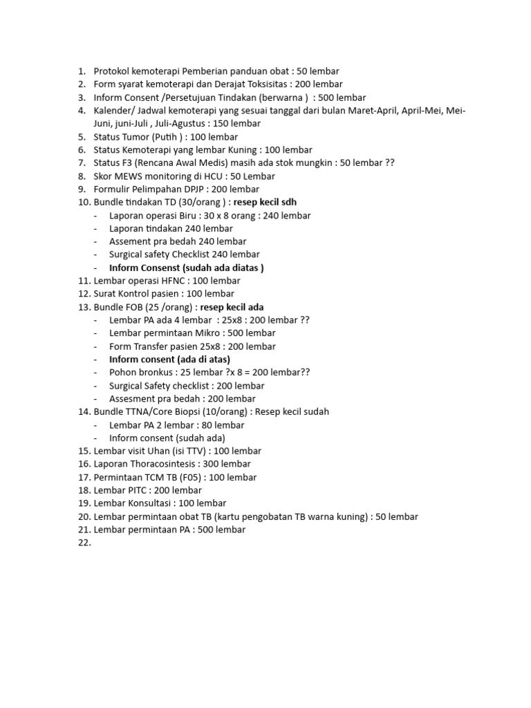 Rekap Form 1-0 | PDF | Self-Improvement | Wellness