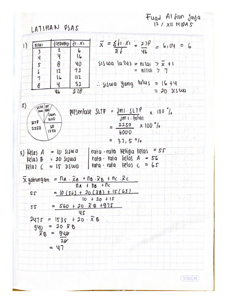 Latihan Pas Fuad Alfian | PDF