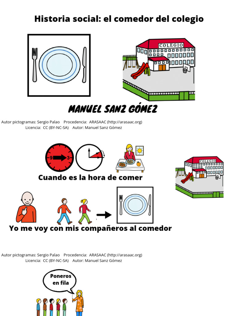 Historia Social El Comedor Del Colegio | PDF