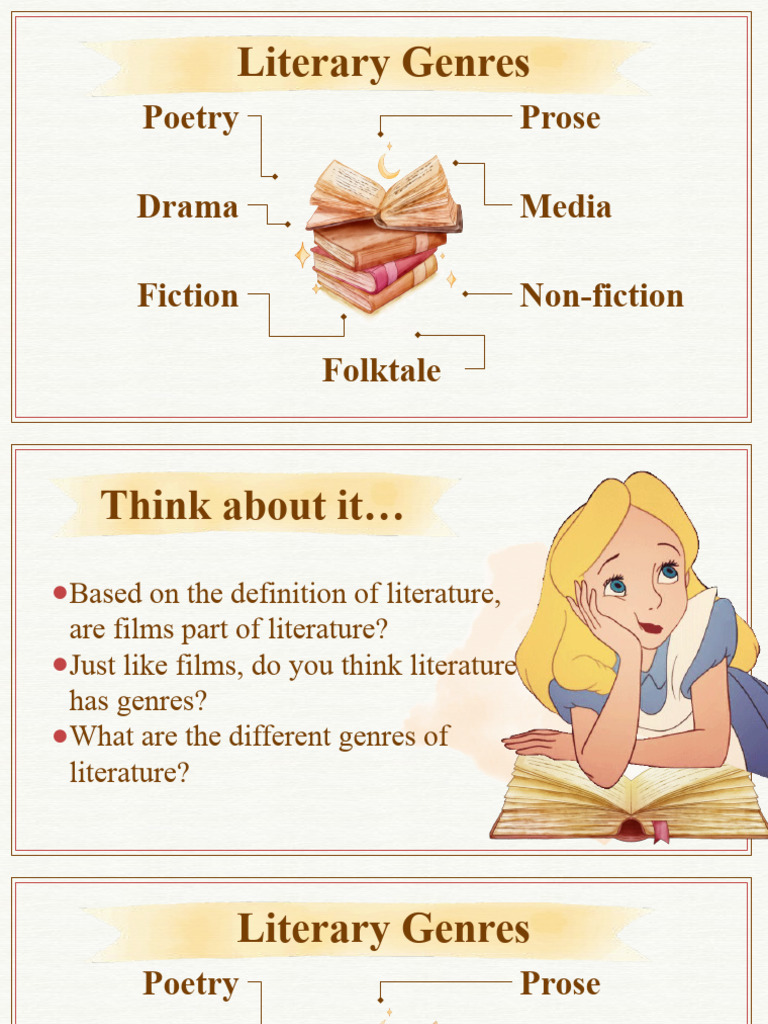 Literary Genres For Grade 8 | PDF | Genre | Writing