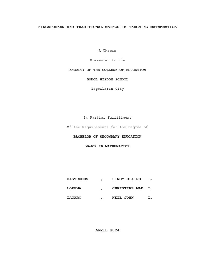 Revision File Thesis | PDF | Mathematics | Concept