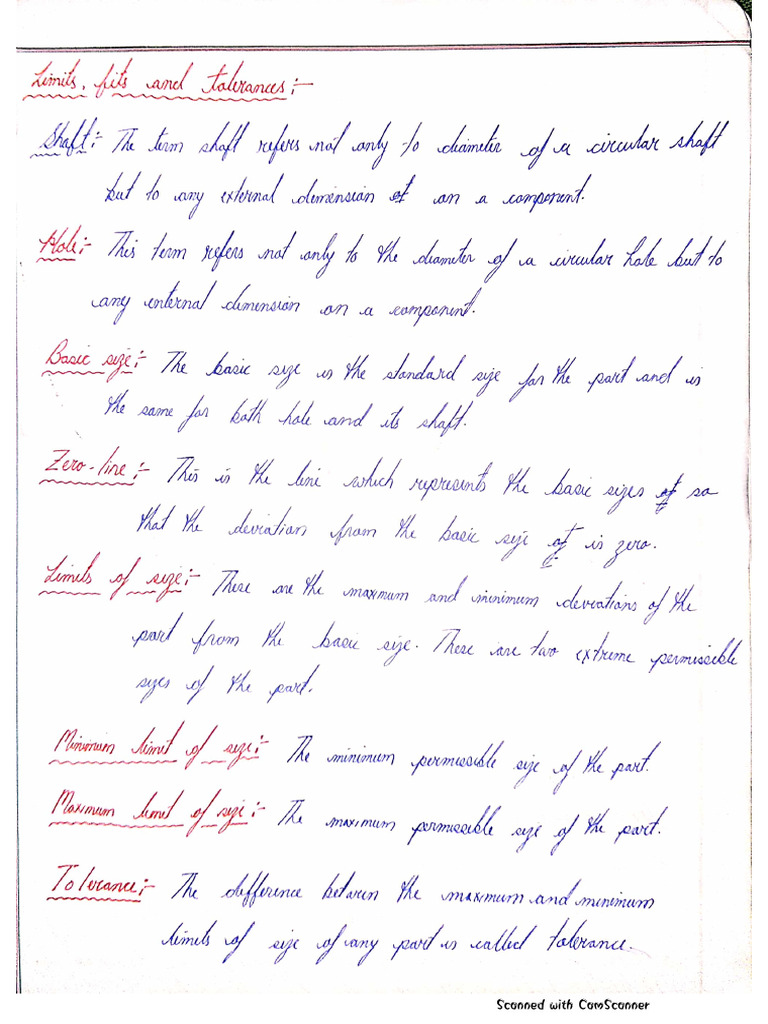 Metrology Notes by RRU | PDF
