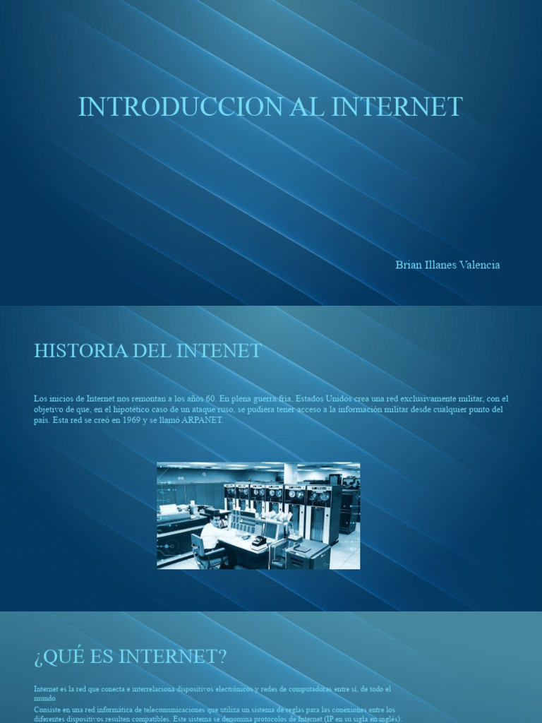 Introduccion Al Internet | PDF | Internet | Red mundial