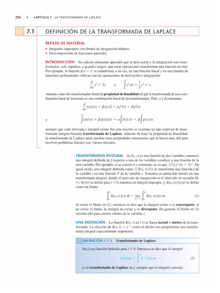Transformadas Laplace 1 | PDF