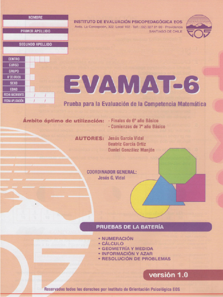 Evamat 6 | PDF