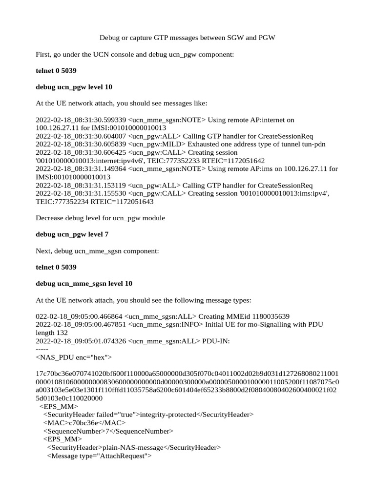 9 s8 GTP Debug | PDF | Software | Network Architecture