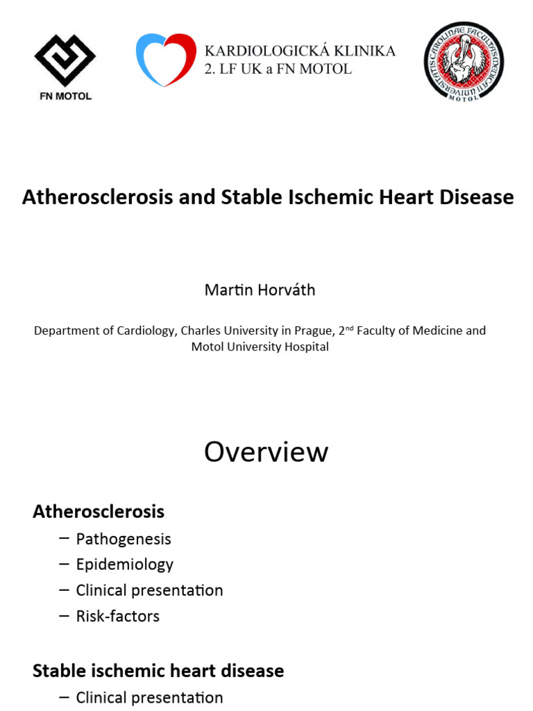 Atherosclerosis and Stable Ihd-Horvath | PDF | Atherosclerosis ...