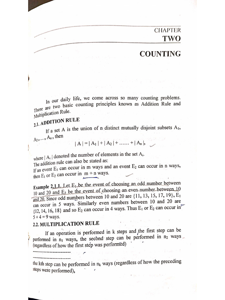 unit 2 counting | PDF