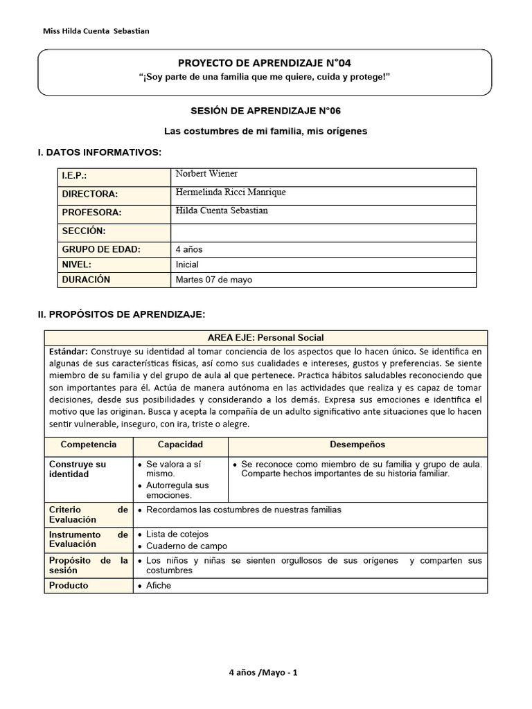 7 de mayo | PDF | Evaluación | Aprendizaje