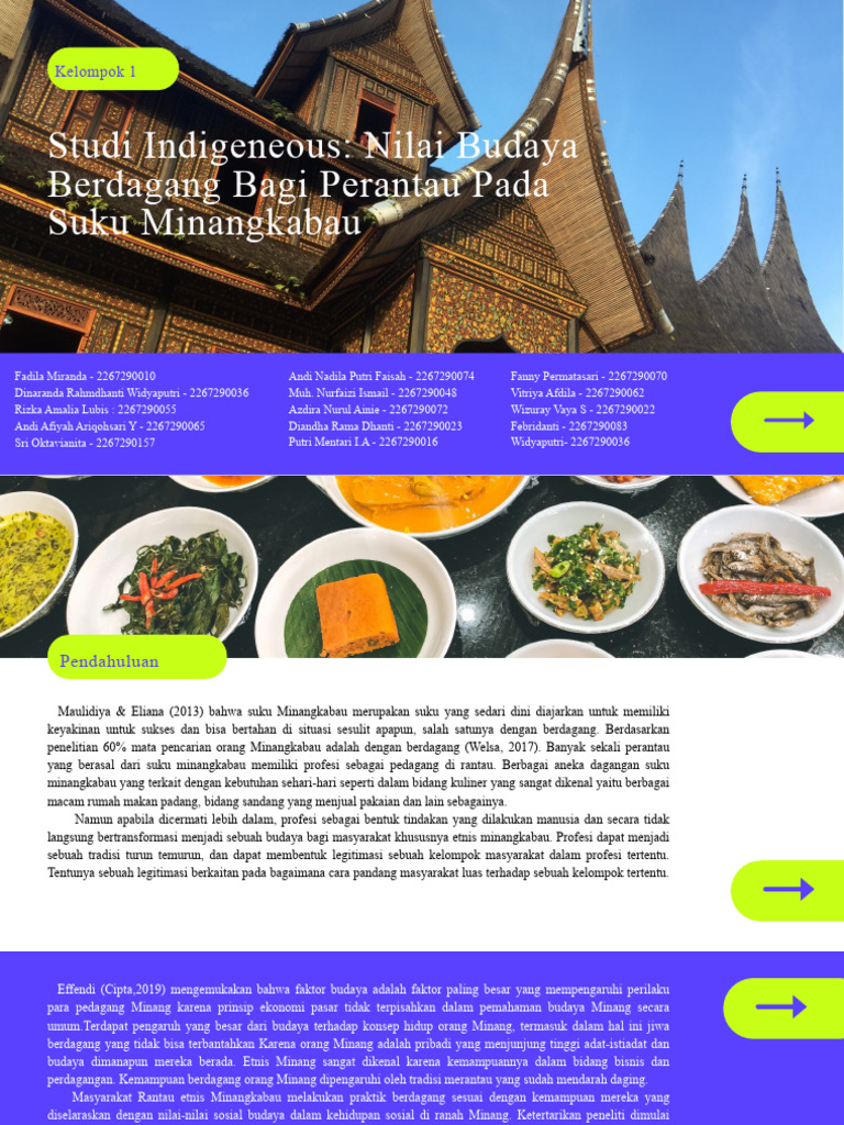 Budaya Dagang Minangkabau Merantau | PDF