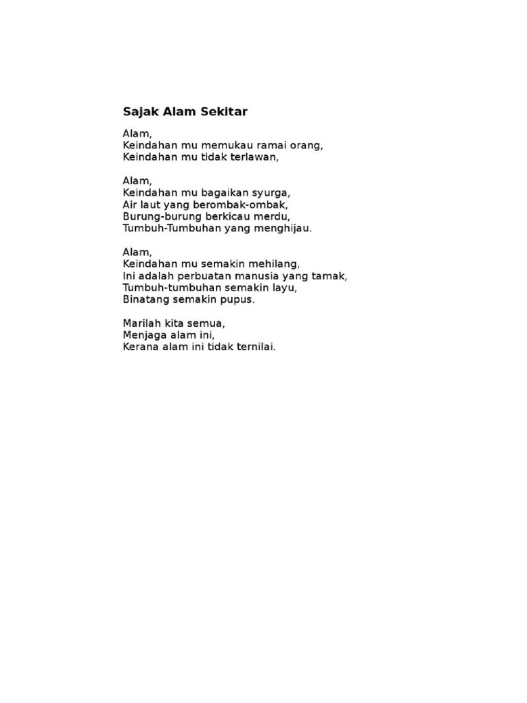 Sajak | PDF
