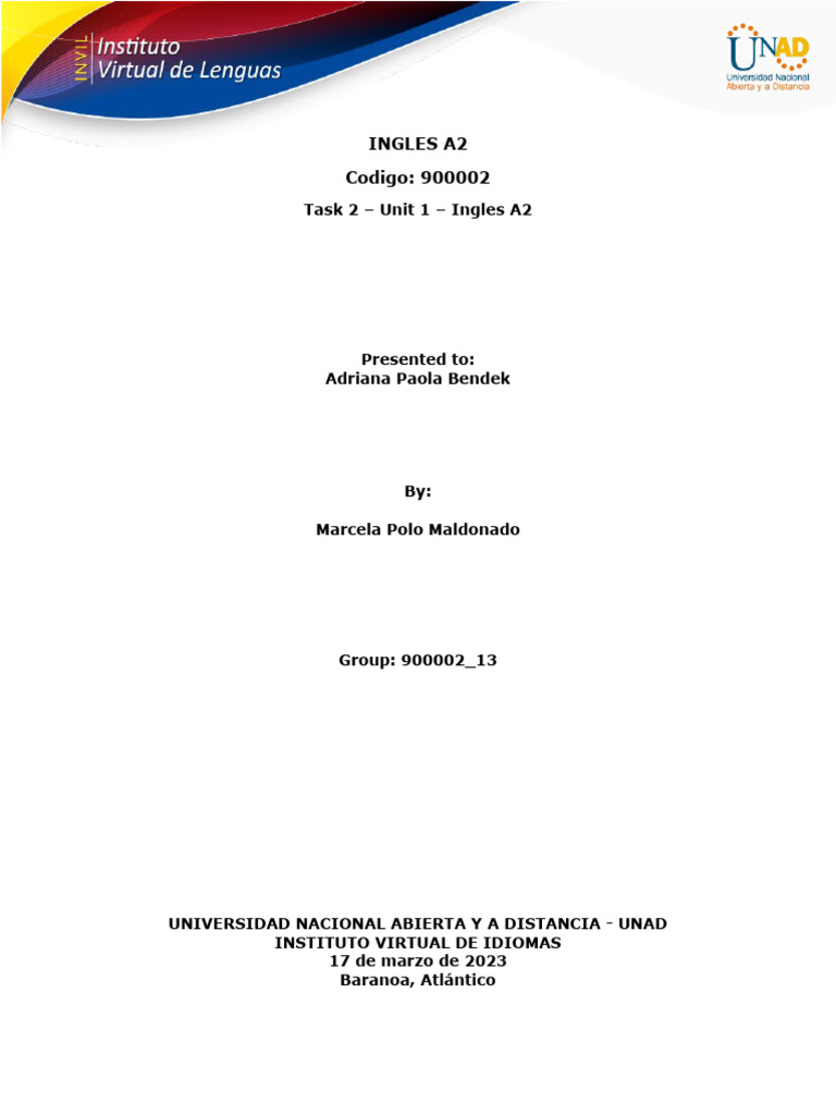 Ingles A2: Actividades y Reflexiones | PDF | Social Science | Language ...
