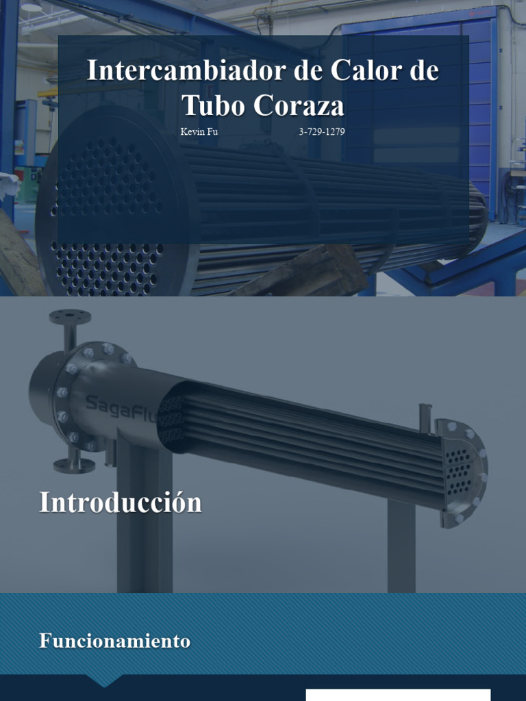 Intercambiador de Calor de Tubo Coraza | PDF